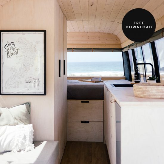 FREE Roll Up Blinds Guide - Surf Bus Project